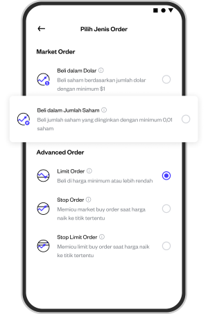 Fitur Tipe Order Pada Saham AS